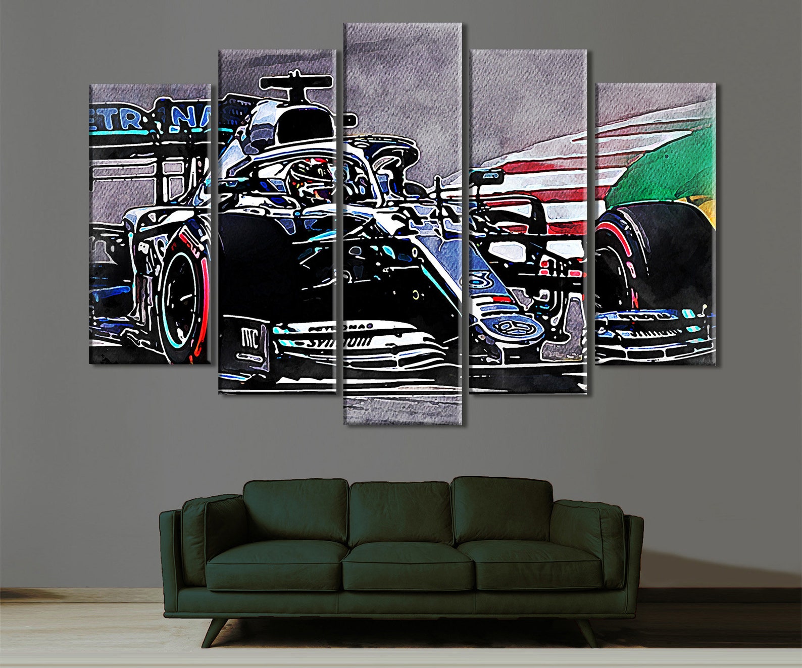 Formula One Lewis Hamilton Print Formula 1 print Racing | Etsy