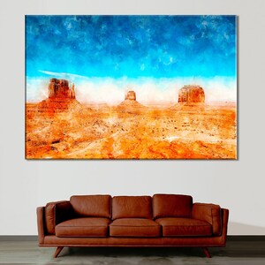 Monument Valley Wall Decor, Monument Valley Print, Rocks Canvas, Rocks ...