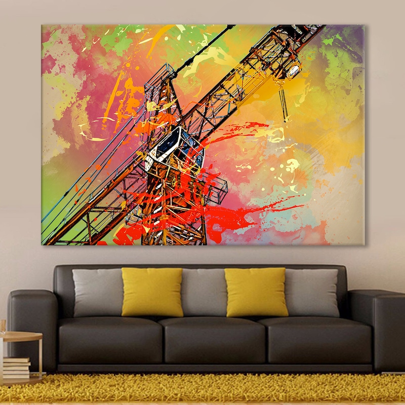 Crane Print - Etsy UK