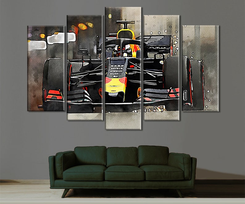 Max Verstappen Formula One F 1 Canvas Sport Race Print Room - Etsy
