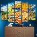 School Bus Canvas Yellow Bus Poster School Bus Painting - Etsy