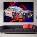 Police Car Canvas, Patrol Car Wall Art, Police Wall Decor, Policeman ...