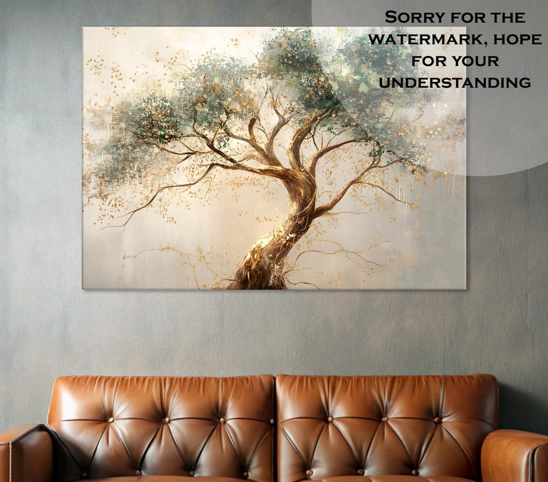 Mystical Tree Wall Art | Enchanting Nature Decor for Home & Office ...
