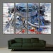 Engine Canvas, Motor Wall Art, Auto Mechanic Gift, Auto Repair Shop ...