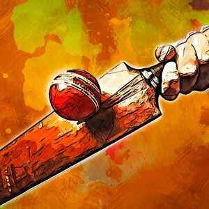 Cricket Canvas Art, Cricket Wall Decor, Cricket Canvas Print, Digital ...