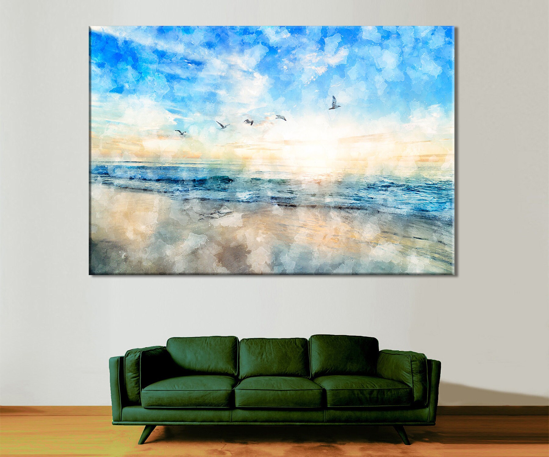 Ocean Canvas Nature Wall ArtOcean Print Landscape Photo | Etsy