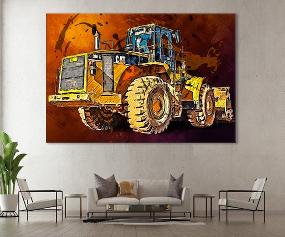 Caterpillar 980G Canvas Wheel Loader Print CAT 980g Poster | Etsy