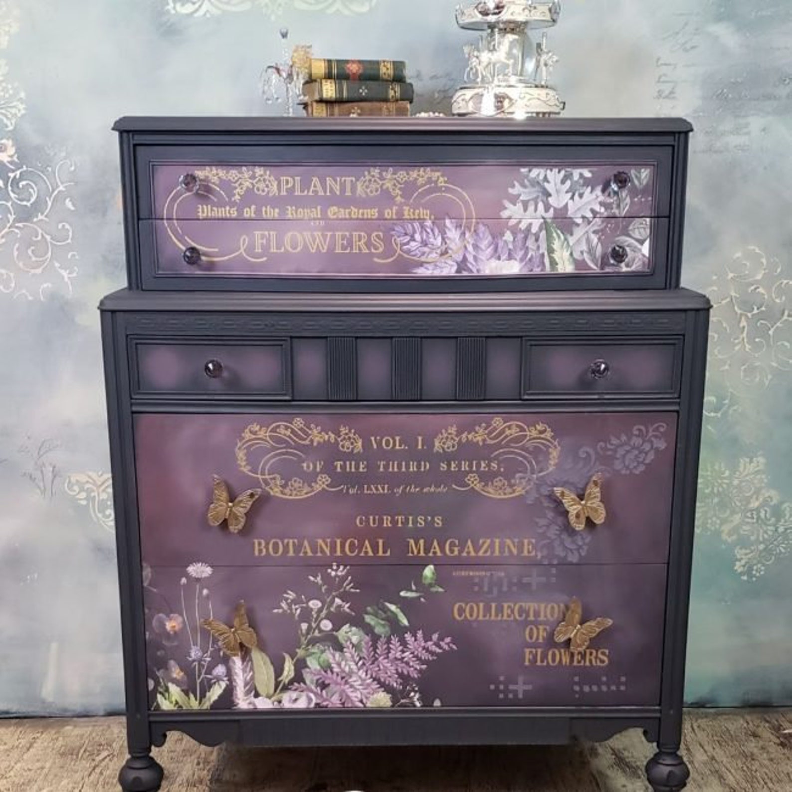 FLOWER COLLECTOR Redesign Décor Transfer - Etsy