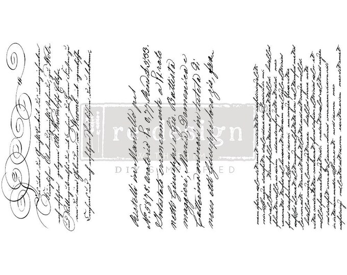 SECRET LETTER Redesign Décor Transfer - Etsy