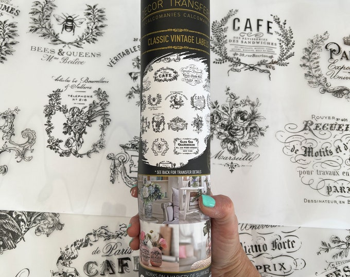 CLASSIC VINTAGE LABELS Redesign Décor Transfer - Etsy