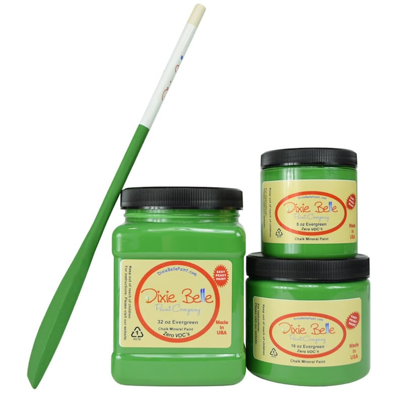 Dixie Belle EVERGREEN Chalk Mineral Paint | Etsy