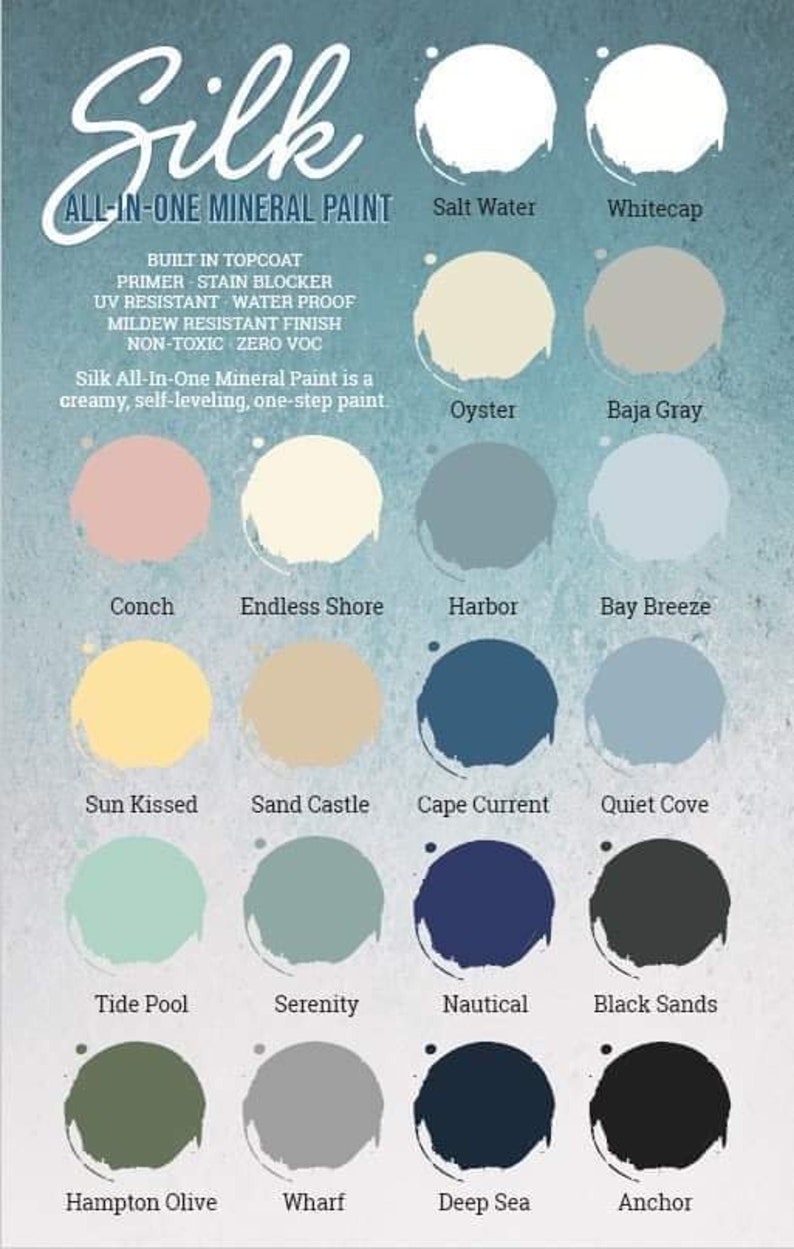 Silk CONCH All-in-one Mineral Paint - Etsy