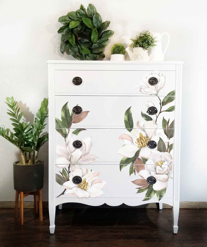 MAGNOLIA GRANDIFLORA Redesign Décor Transfer - Etsy