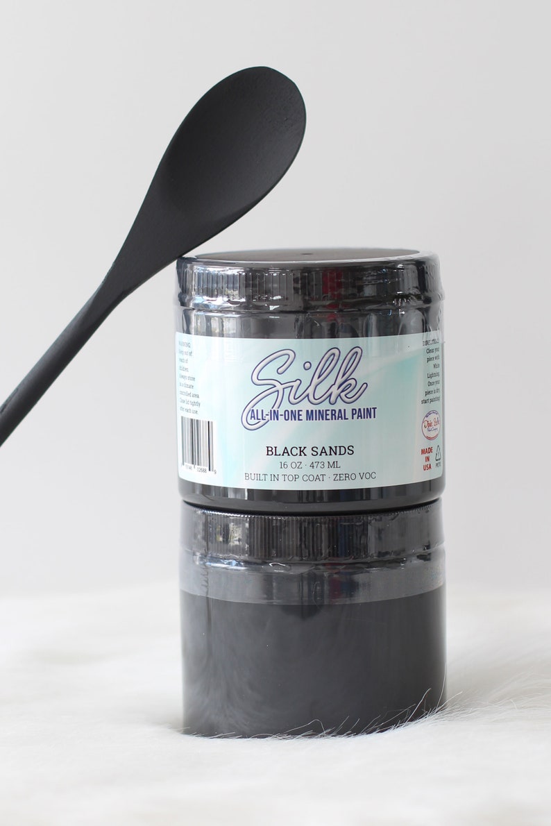 Silk BLACK SANDS All-in-one Mineral Paint - Etsy