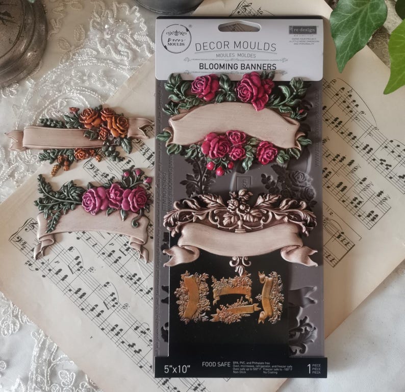 BLOOMING BANNERS Redesign Decor Mould - Etsy