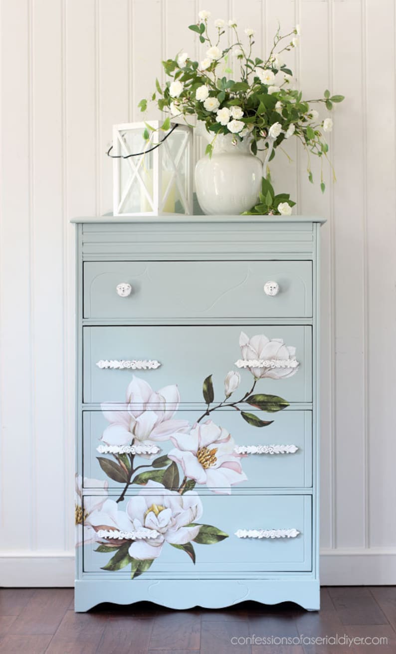 MAGNOLIA GRANDIFLORA Redesign Décor Transfer - Etsy