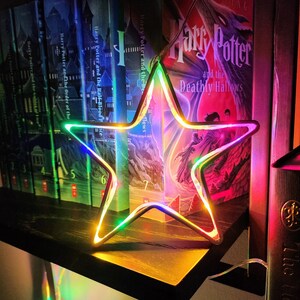 Star & Moon String Light: White Metal free Shipping - Etsy