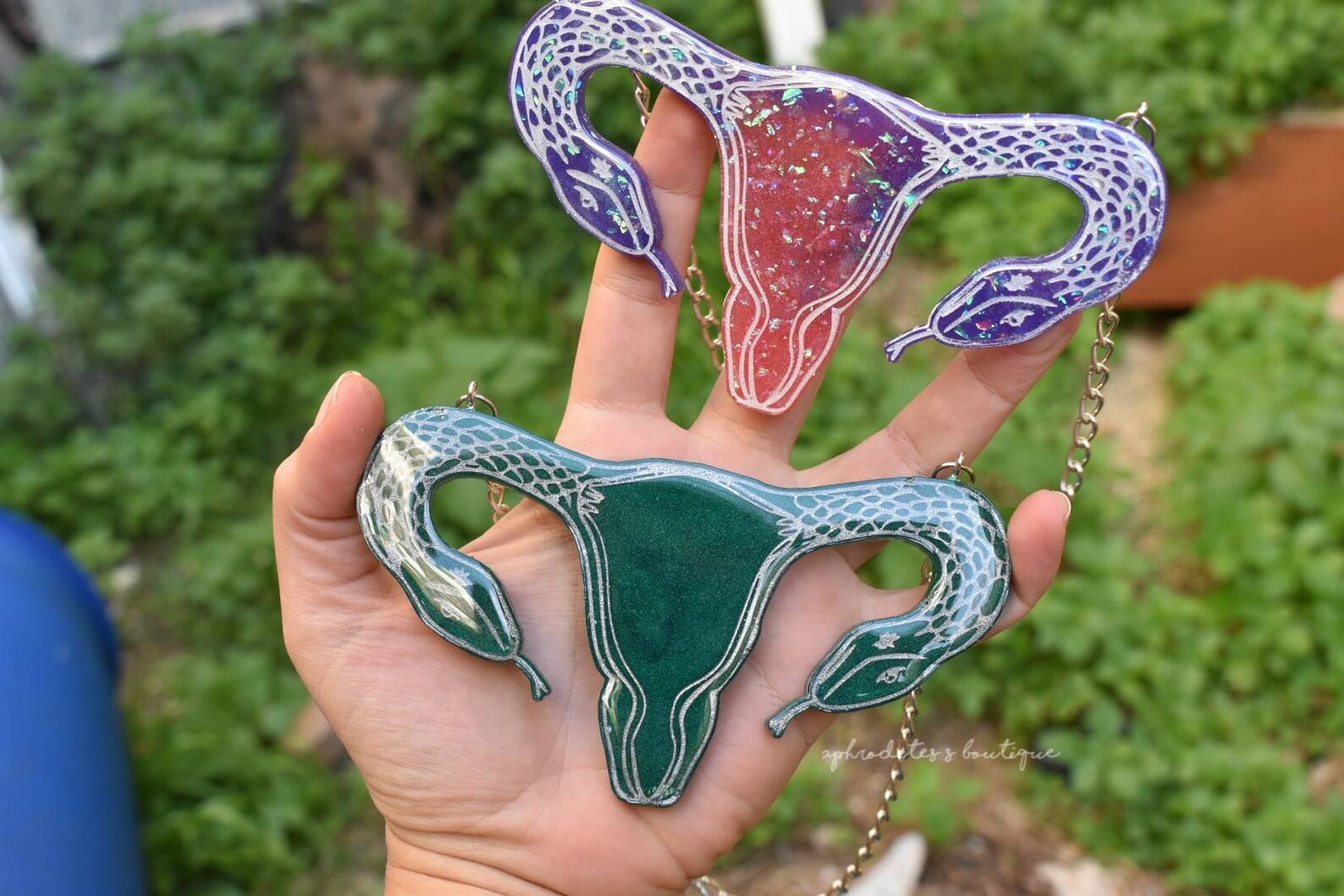 Snake Fertility Wall Hanging Witchy Uterus Wall Decor | Etsy