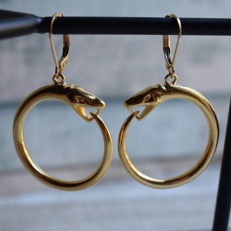Ouroboros Earring - Etsy