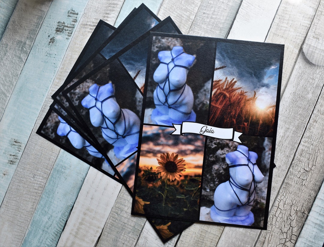 Goddess Gaia Opalina Print 15 X 11cm - Etsy