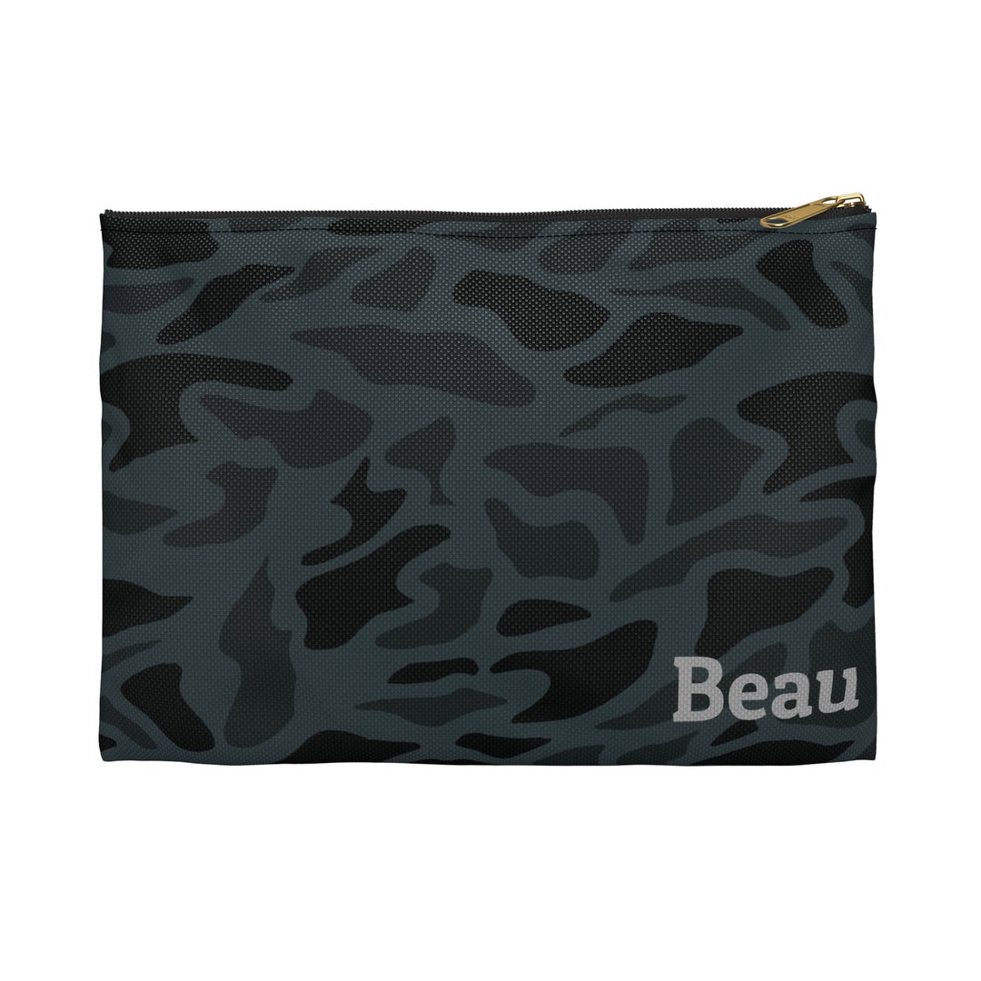 Personalized Duck Camo Accessory Pouch - Custom Name Pencil Case ...