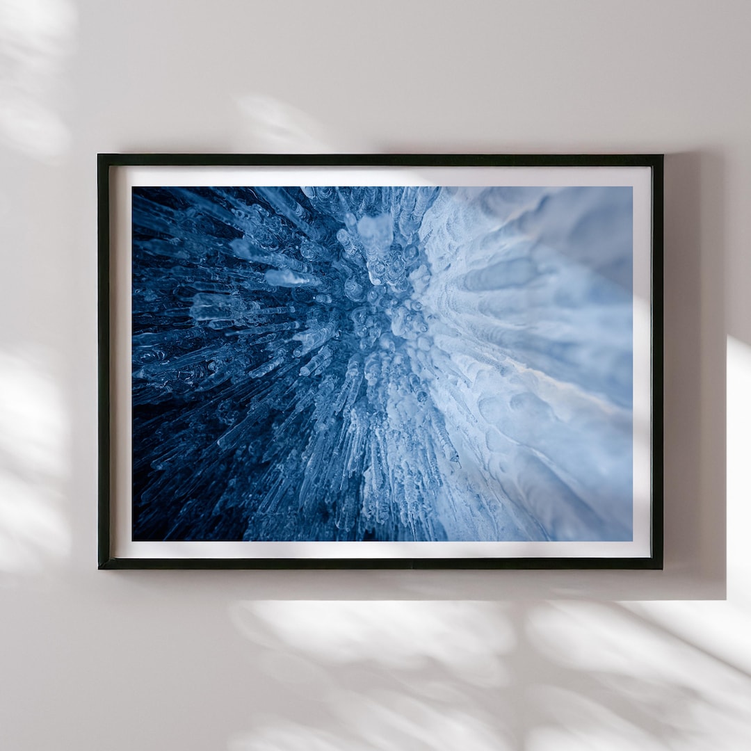 Ice Cave Ceiling Print: Abisko National Park, Swedish Lapland Winter ...