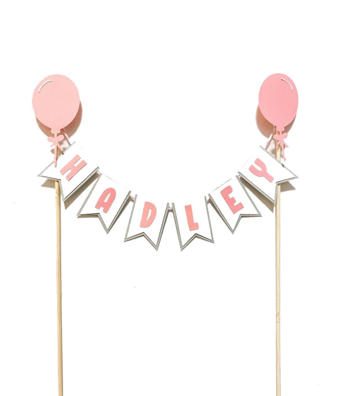 Birthday Cake Banner, Bunting Cake Banner, Birthday Flag Banner, Name ...