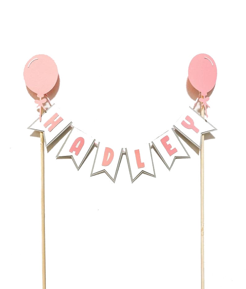 Birthday Cake Banner Bunting Cake Banner Birthday Flag | Etsy