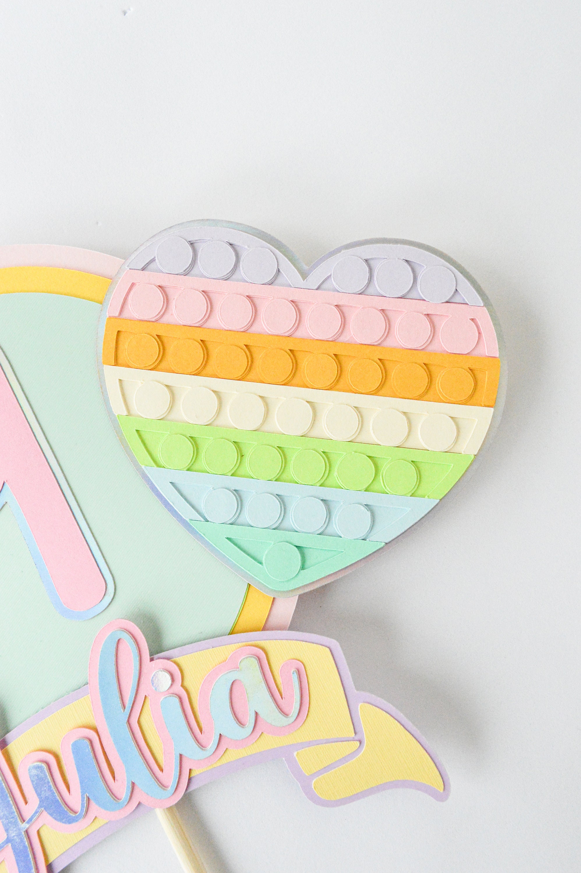 Pop-it Cake Topper, Pop It Birthday Decorations, Fidget Toy Party ...
