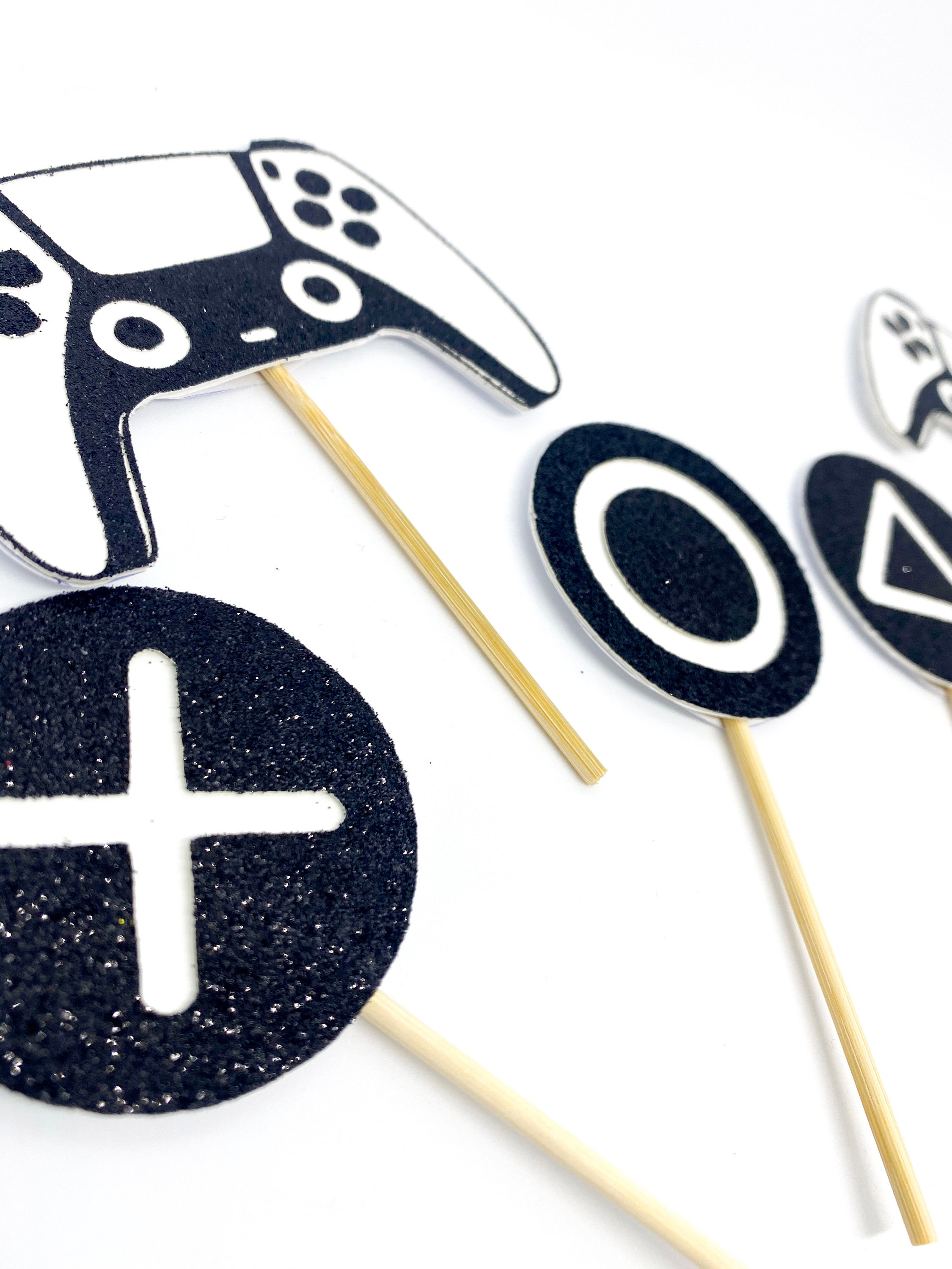Video Games Cupcake Toppers, Video Game Party, Video Game Cupcake ...