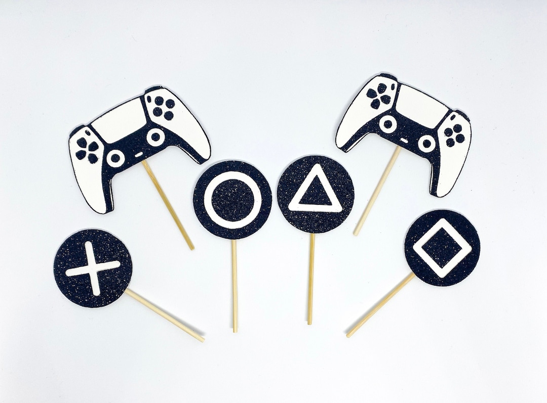 Video Games Cupcake Toppers, Video Game Party, Video Game Cupcake ...