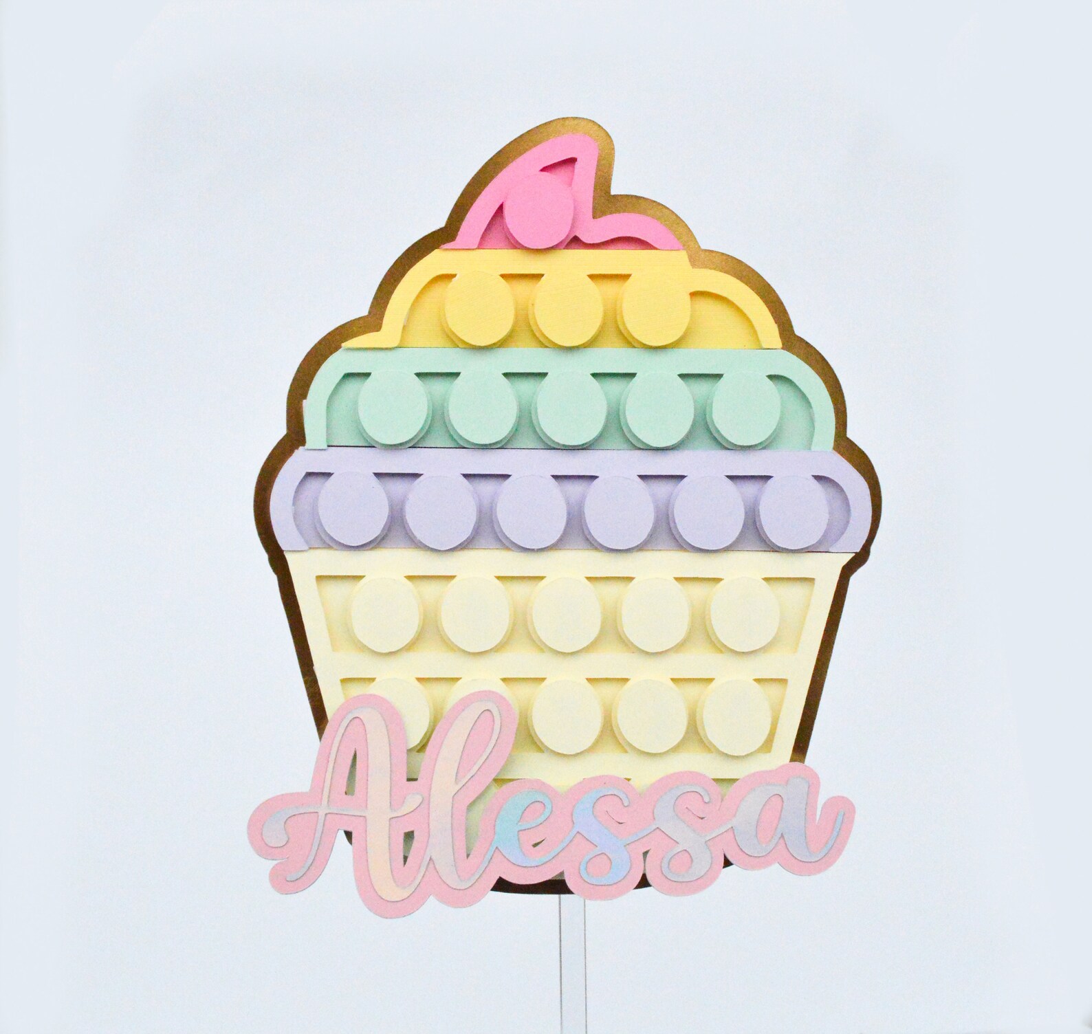Pop-it Cake Topper, Pop It Birthday Decorations, Fidget Toy Party, Pop ...