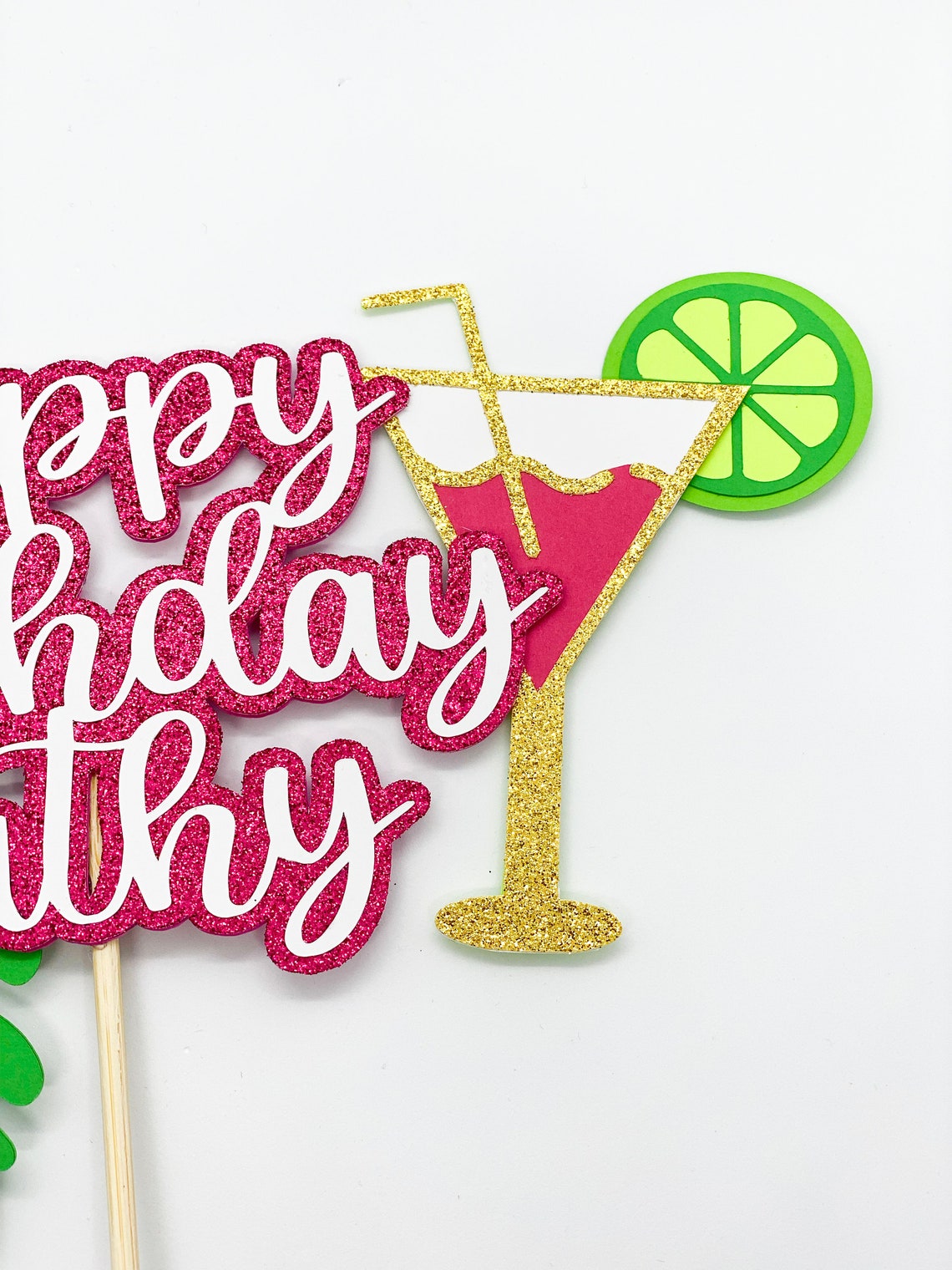 Cosmopolitan Cake Topper Cocktail Birthday Topper Beer Cake | Etsy