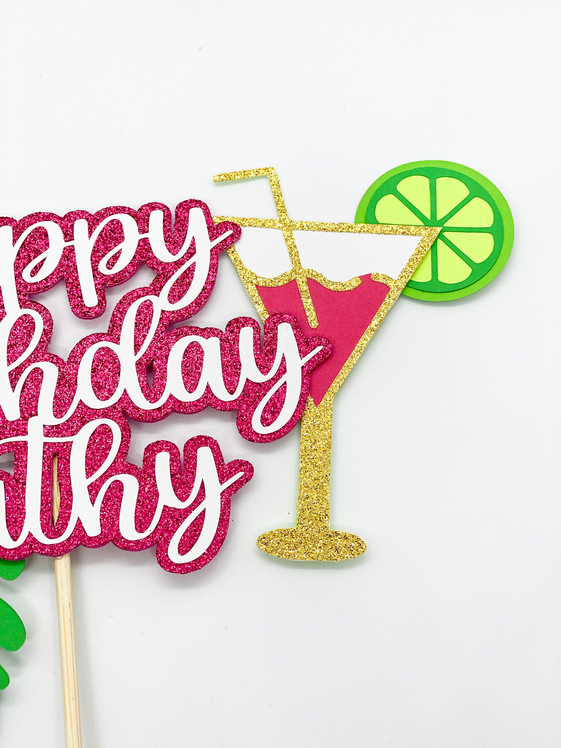 Cosmopolitan Cake Topper Cocktail Birthday Topper Beer Cake - Etsy