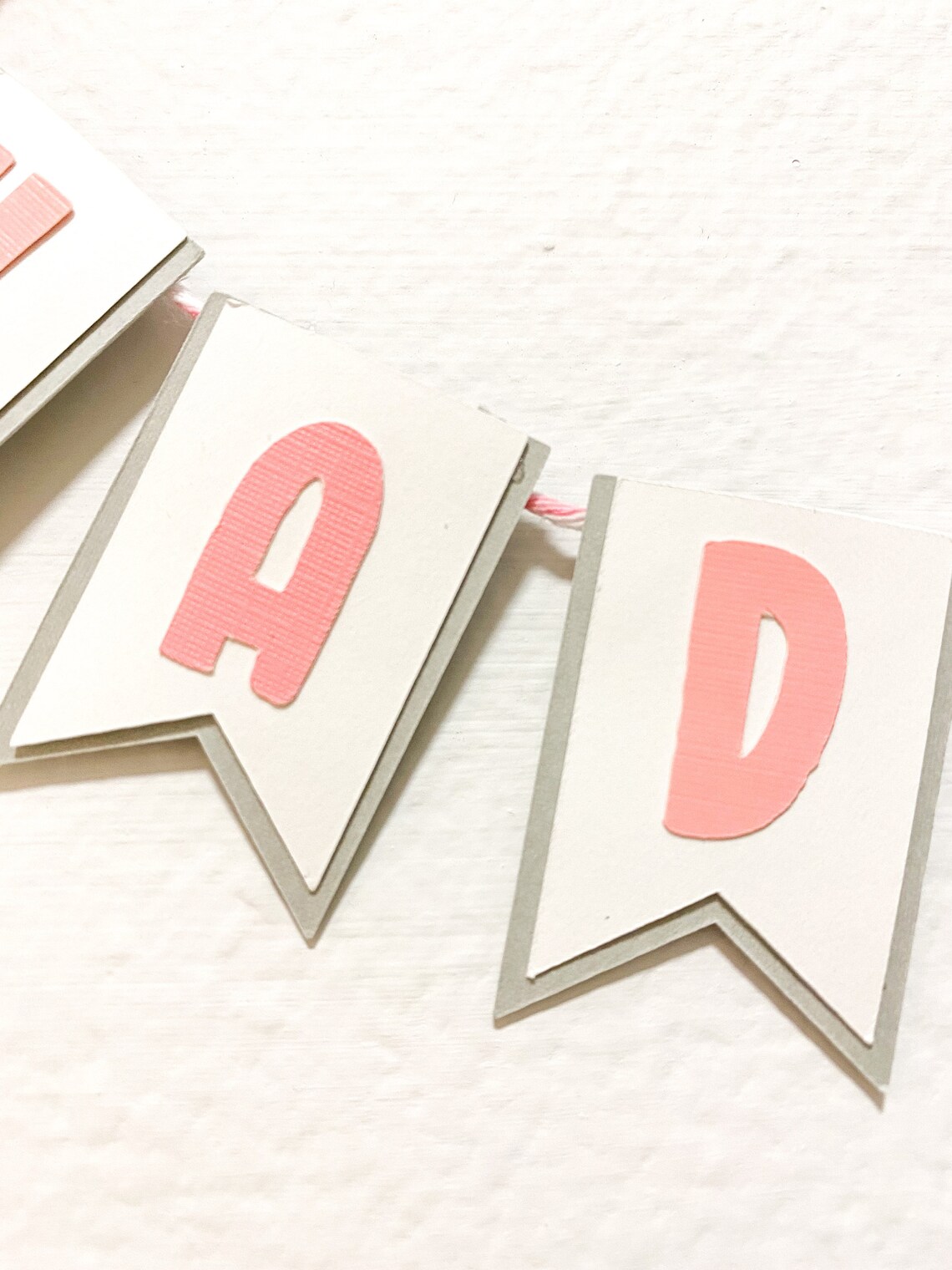 Birthday Cake Banner Bunting Cake Banner Birthday Flag | Etsy