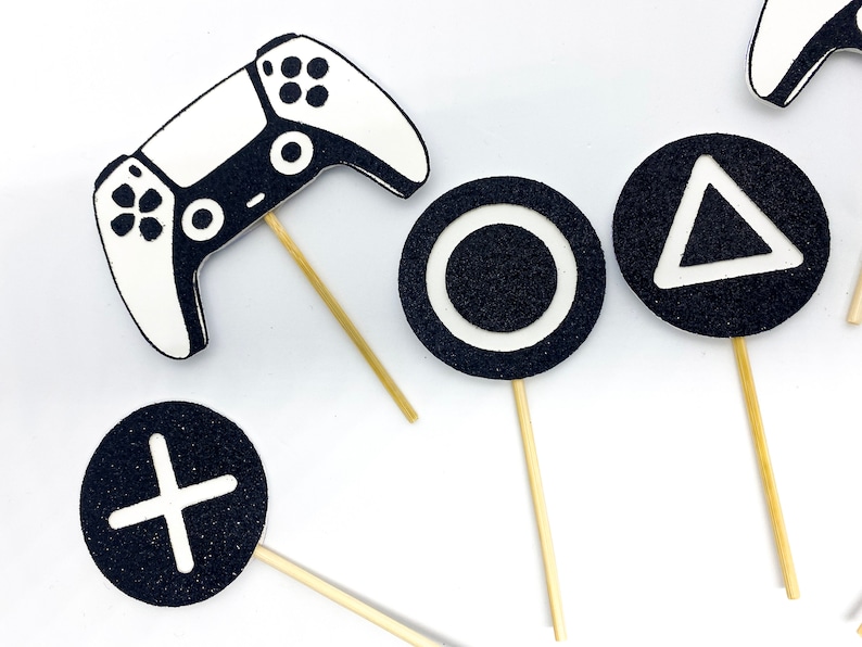 Video Games Cupcake Toppers, Video Game Party, Video Game Cupcake ...