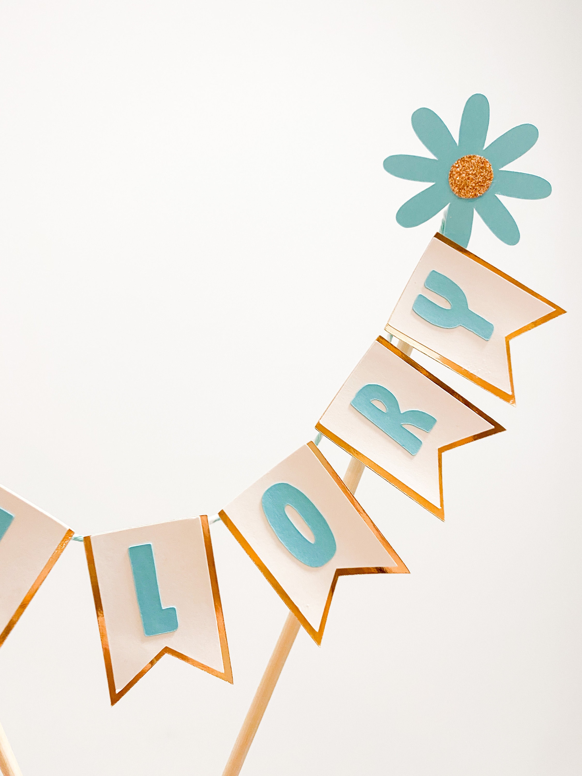 Banner de pastel de cumpleaños banner de pastel bunting | Etsy