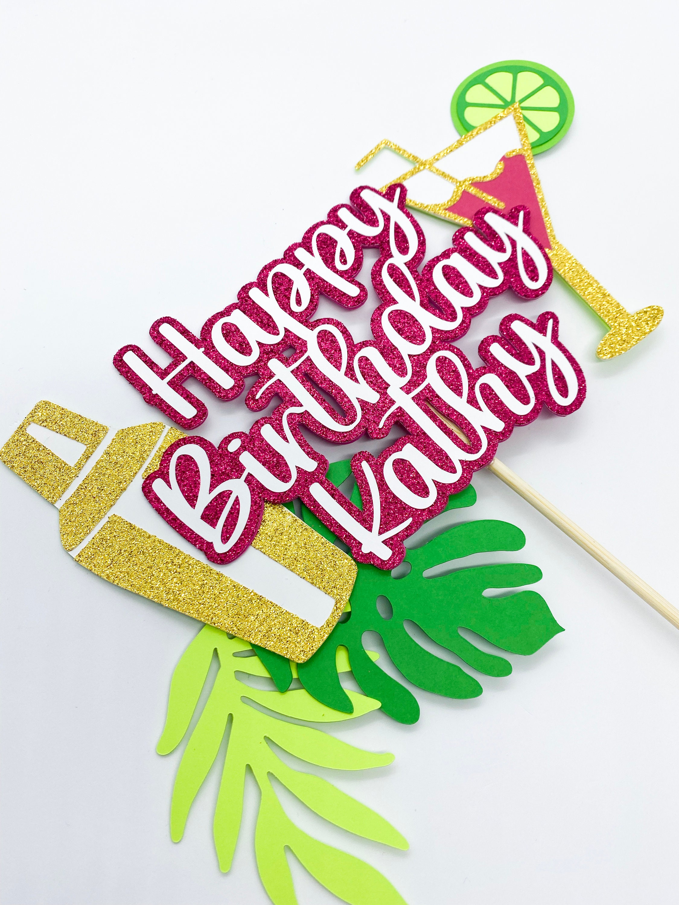 Cosmopolitan Cake Topper Cocktail Birthday Topper Beer Cake - Etsy