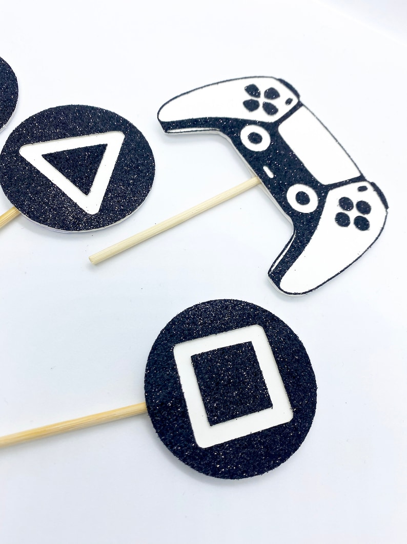 Video Games Cupcake Toppers, Video Game Party, Video Game Cupcake ...