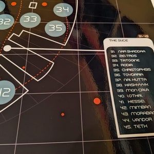 Playable Sector Set Bingo Game From Star Wars Galactic Starcruiser - Etsy