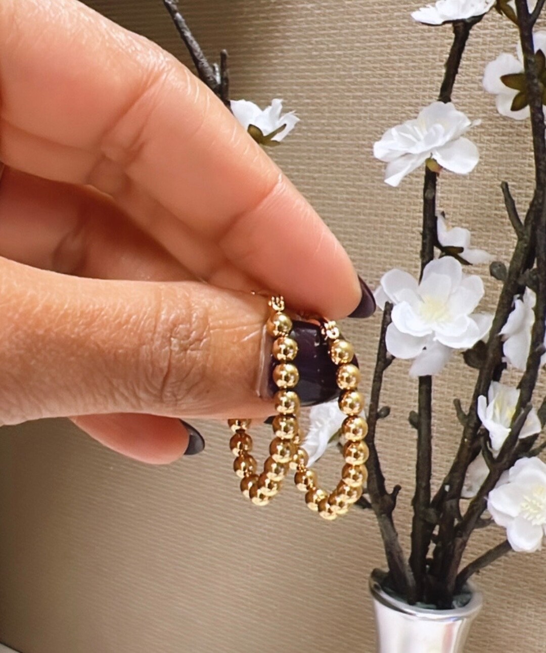 London Hoops 18k Gold Plated Stainless Steel Hoops - Etsy