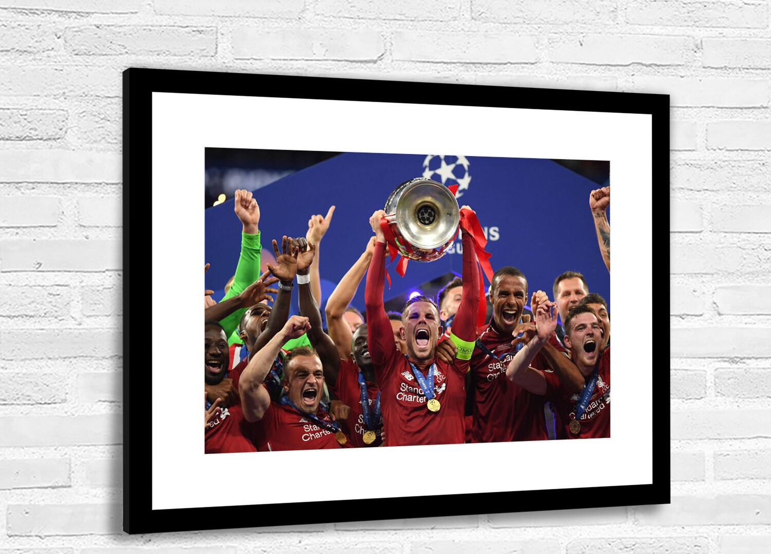 Liverpool FC Champions League Winners 2019 Framed Photo Print | Etsy