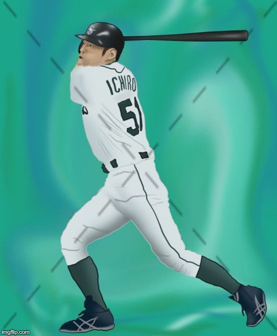 Ichiro Suzuki Poster | Etsy