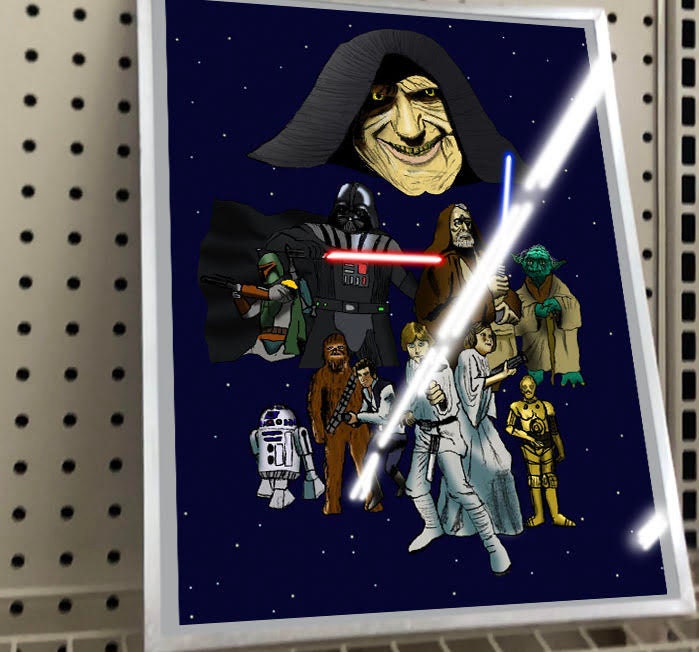 Star Wars Original Trilogy Poster - Etsy