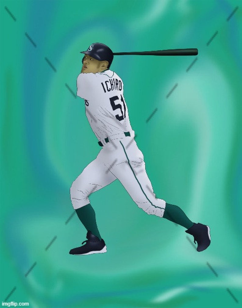 Ichiro Suzuki Poster - Etsy