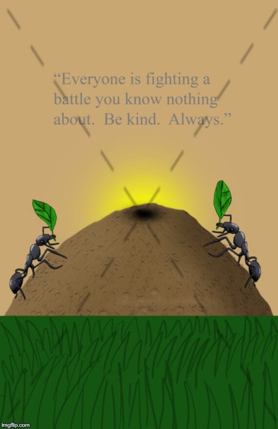 Ant Hill Motivational Poster | Etsy