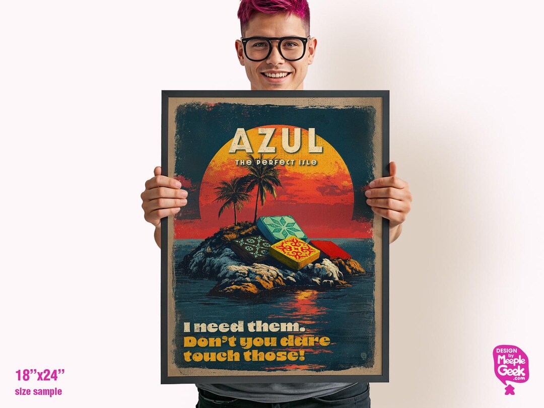 AZUL Board Game Art Print, Unique Gamer Gift (digital Download) - Etsy