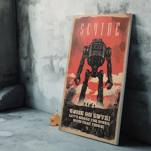 Scythe Board Game Poster I Epic Mech Art Print for Tabletop Gaming Fans ...