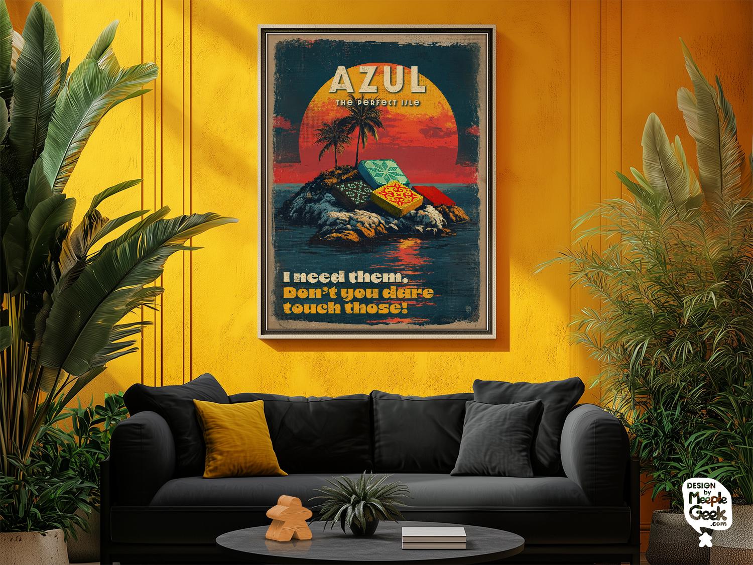 AZUL Board Game Art Print, Unique Gamer Gift (digital Download) - Etsy