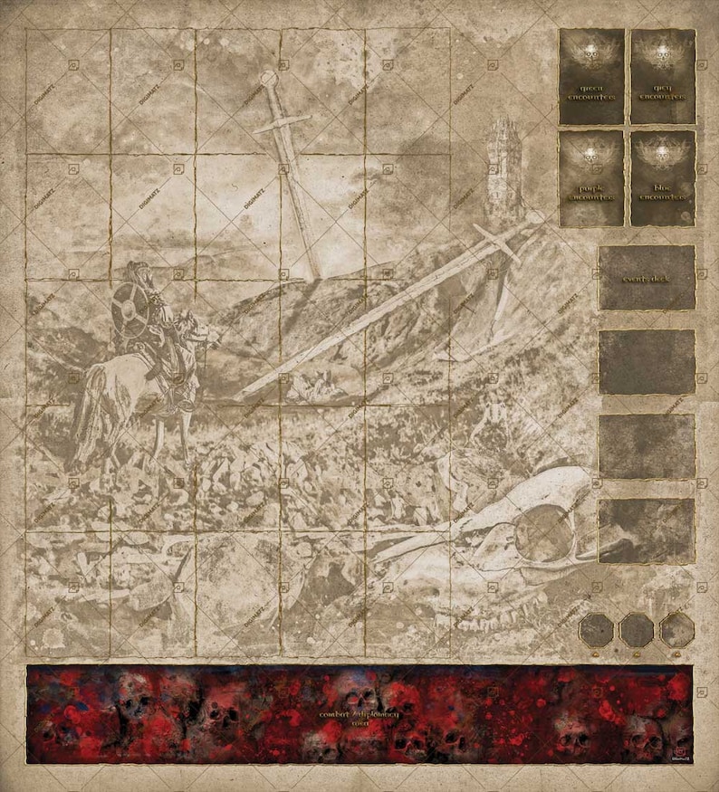Playmat for Tainted Grail Board Game - 27x30 - DIGITAL DOWNLOAD - Etsy